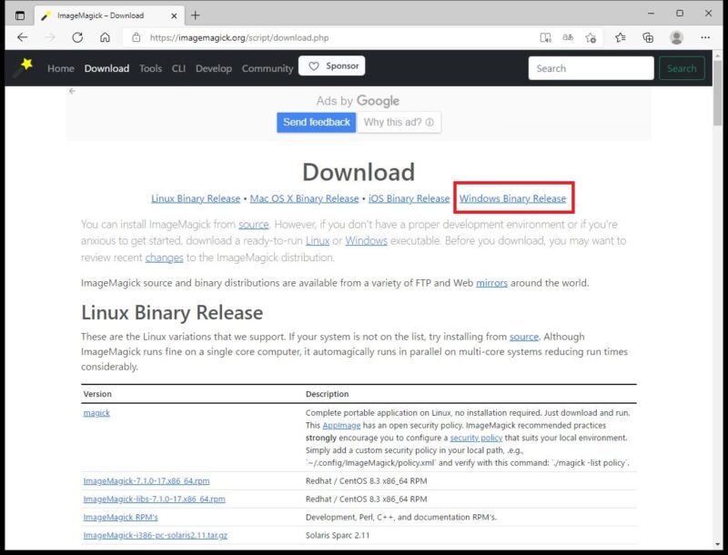 ImageMagick のインストール（Win10）convert.exeがない？ | なおとしブログ